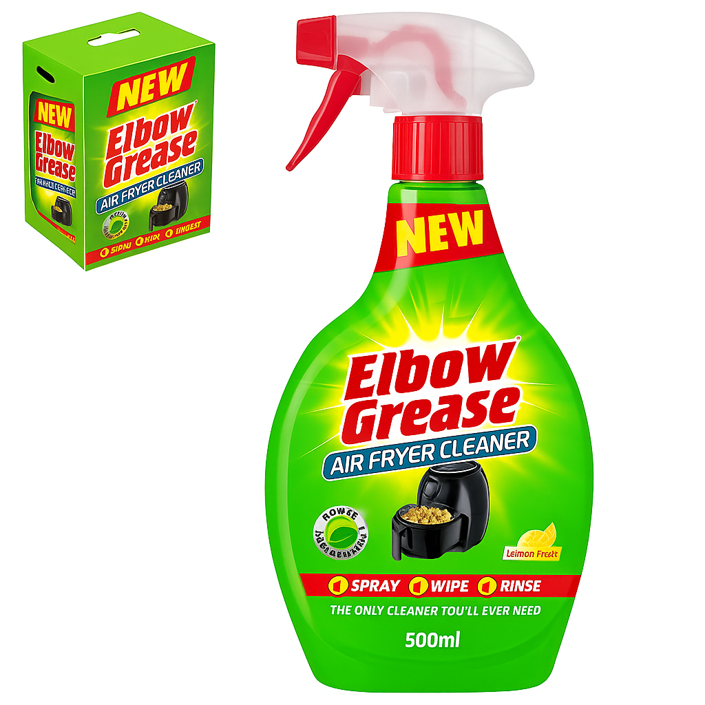 Elbow Grease Air Fryer Cleaner Spray 500ml | Pack of 12 – Bargains2u
